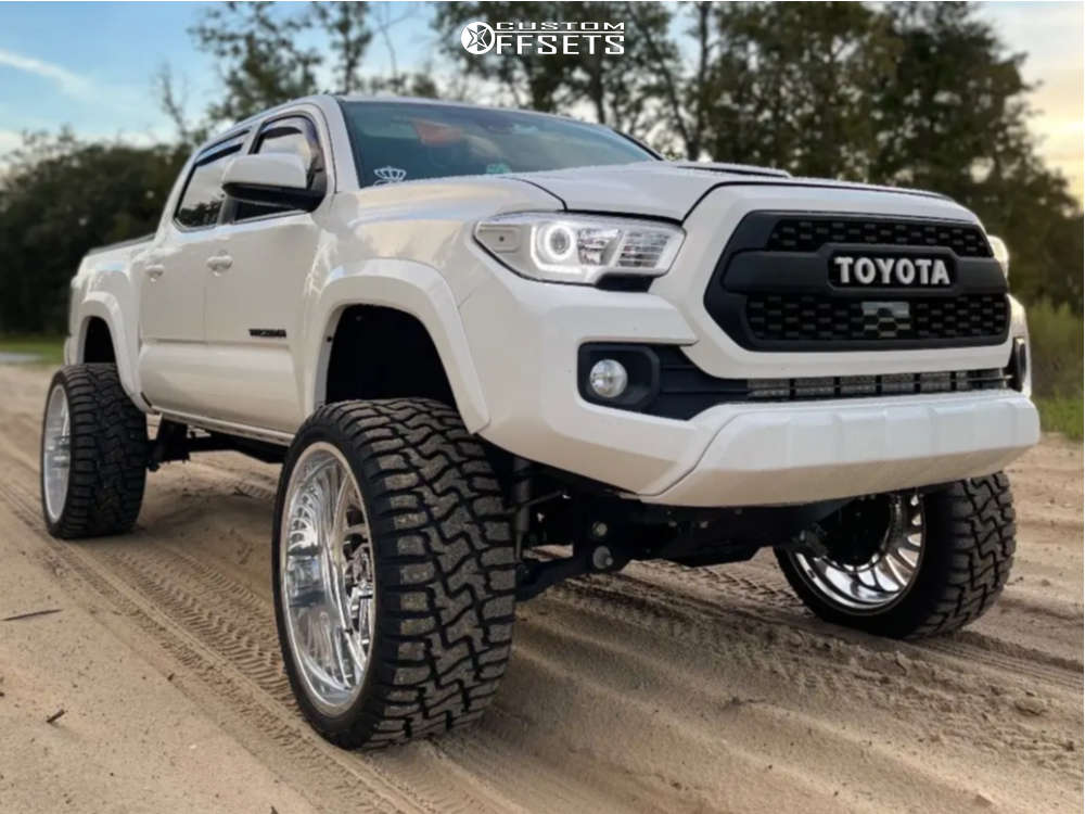 2019 Toyota Tacoma with 24x12 -44 KG1 Forged Bender and 33/12.5R24 ...