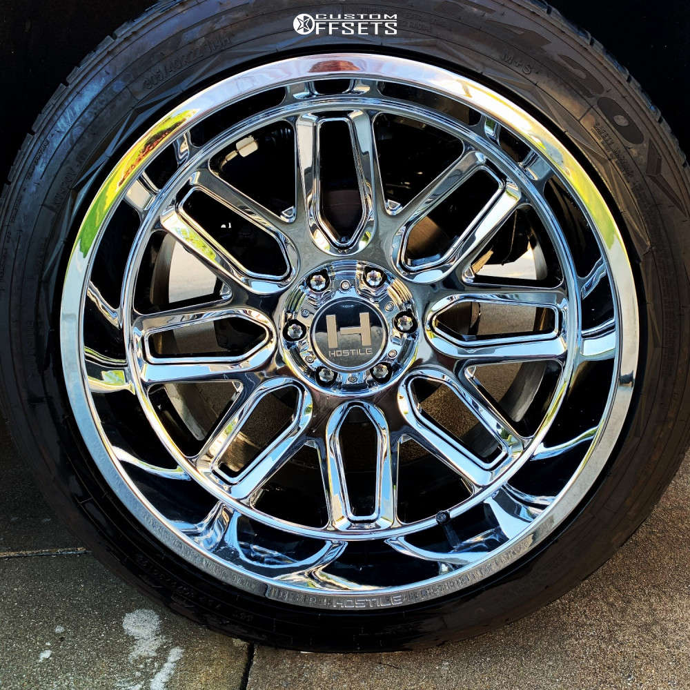 2018 GMC Sierra 1500 with 22x12 -44 Hostile Vulcan and 305/45R22 Nitto ...