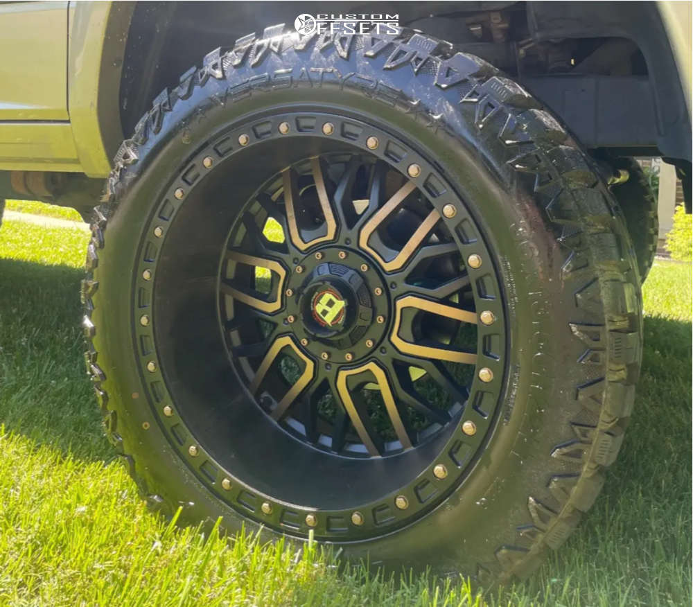 2011 Ram 1500 with 22x12 -50 Ballistic Tomahawk and 36/13.5R22 ...