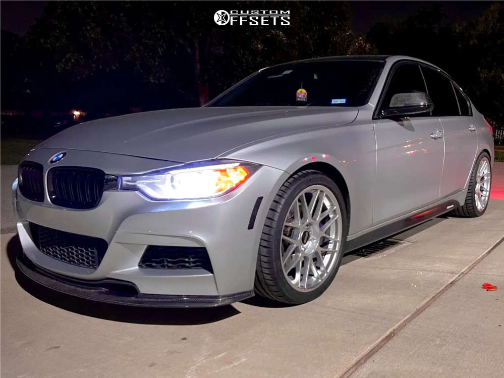 2015 BMW 328i with 19x8.5 35 Apex Arc-8 and 245/30R19 Michelin Pilot ...