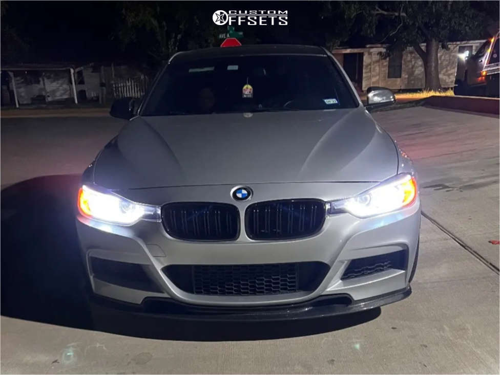 2015 BMW 328i with 19x8.5 35 Apex Arc-8 and 245/30R19 Michelin Pilot ...