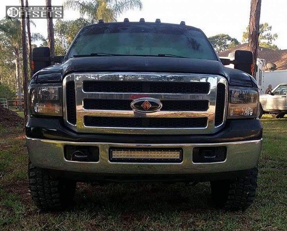 2006 Ford F-350 Super Duty with 17x6 111 XD Rockstar Dually and 35/12 ...