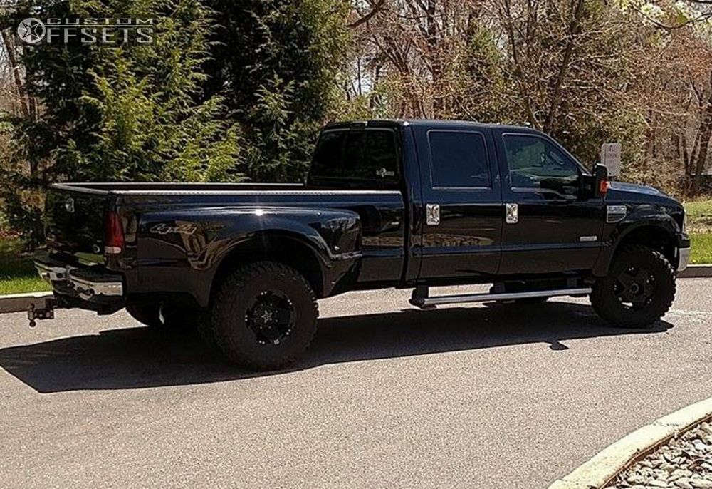 2006 Ford F-350 Super Duty with 17x6 111 XD Rockstar Dually and 35/12 ...