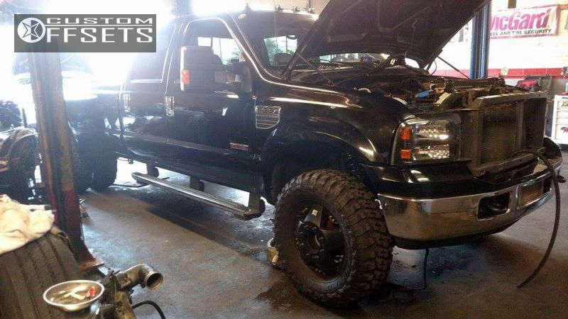 2006 Ford F-350 Super Duty with 17x6 111 XD Rockstar Dually and 35/12 ...