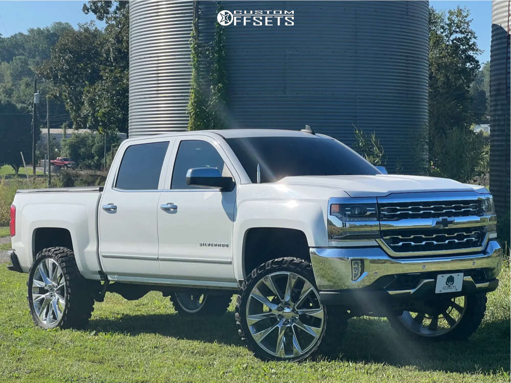 2016 Chevrolet Silverado 1500 with 26x10 31 Revenge OE Proline Rs-39 ...