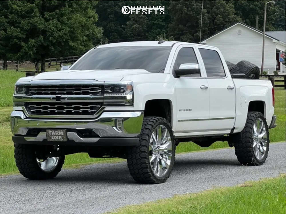 2016 Chevrolet Silverado 1500 with 26x10 31 Revenge OE Proline Rs-39 ...