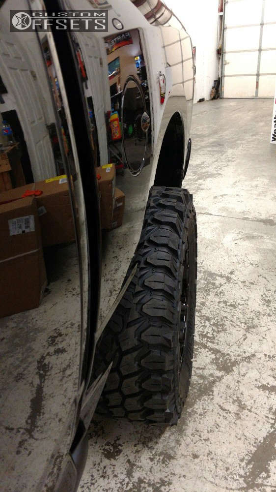 2017 Ram 1500 with 20x9 -12 Work Rebel and 35/12.5R20 Gladiator Xcomp ...