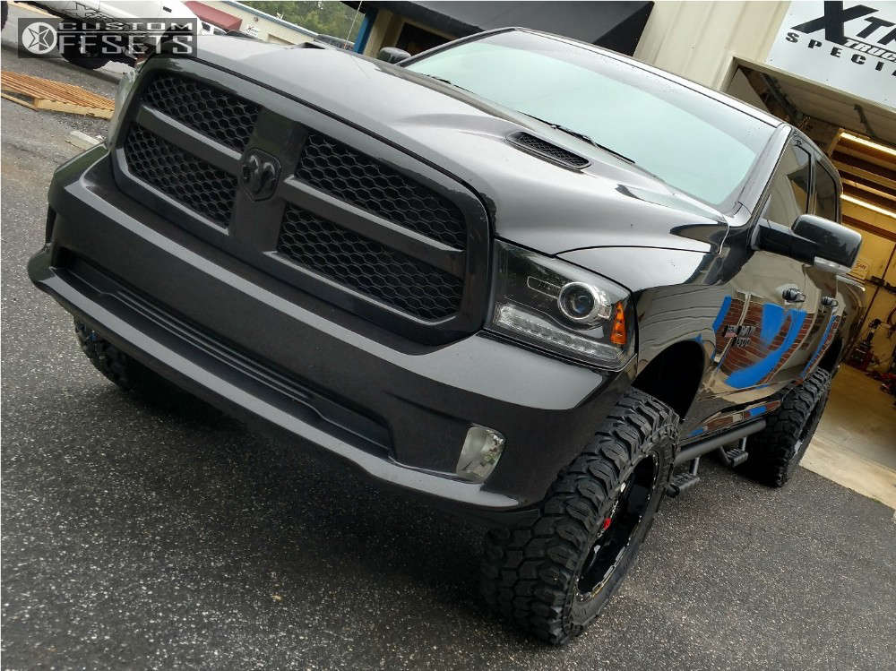 2017 Ram 1500 with 20x9 -12 Work Rebel and 35/12.5R20 Gladiator Xcomp ...