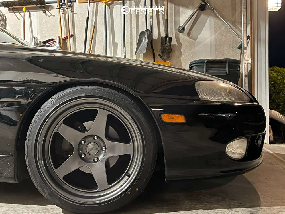 1997 Lexus SC300 with 18x9 12 Kansei Knp and 235/40R18 Firestone ...