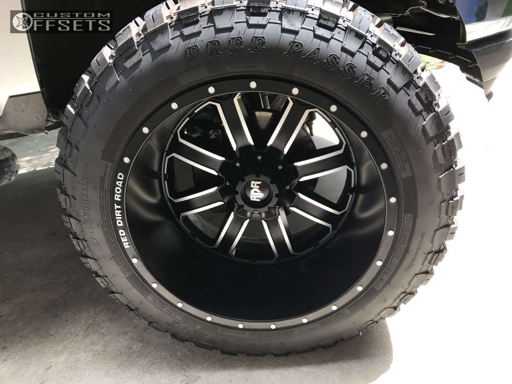 2016 Chevrolet Silverado 1500 with 22x14 -76 Red Dirt Road Rd01 and 37/ ...