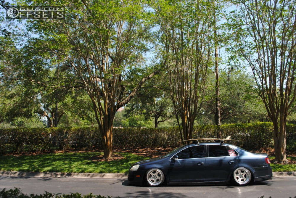 2006 Volkswagen Jetta with 17x10.5 10 OZ Racing and 205/40R17 Nankang ...