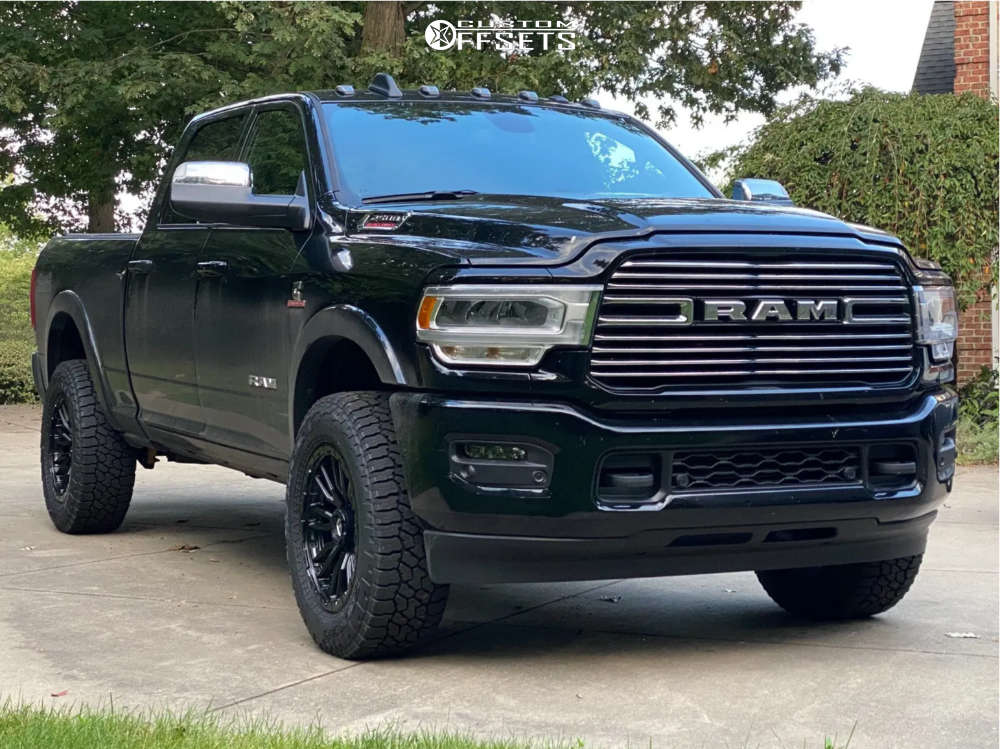 2022 Ram 2500 with 20x9 1 Fuel Rebel 8 and 285/65R20 Falken Wildpeak ...