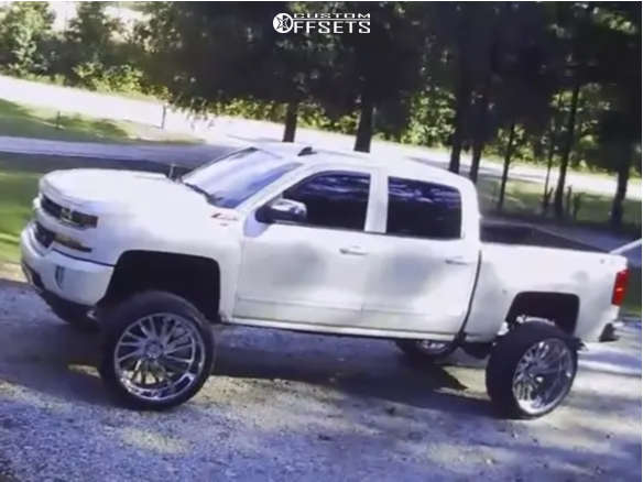 2018 Chevrolet Silverado 1500 with 26x14 -72 Tuff T2a and 37/13.5R26 ...