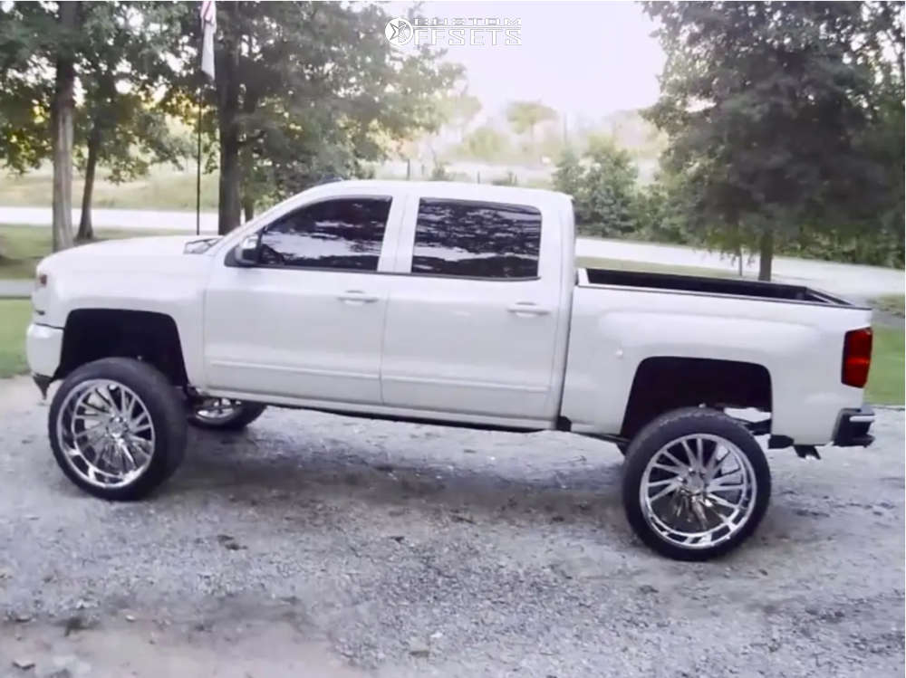 2018 Chevrolet Silverado 1500 with 26x14 -72 Tuff T2a and 37/13.5R26 ...