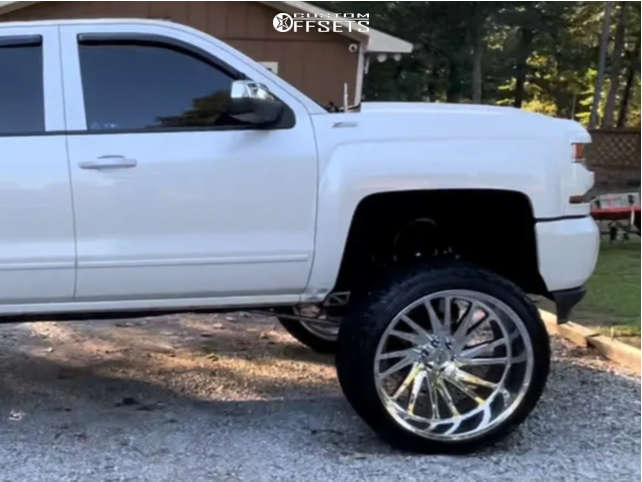 2018 Chevrolet Silverado 1500 with 26x14 -72 Tuff T2a and 37/13.5R26 ...