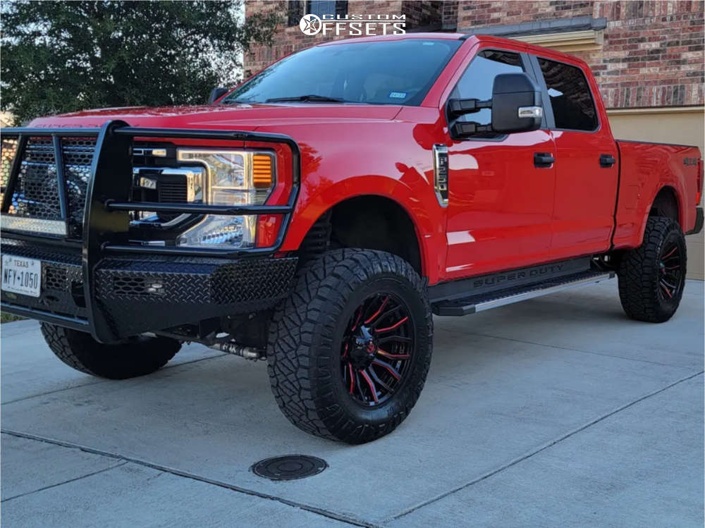 2020 Ford F-250 Super Duty with 20x10 -18 Fuel Rage and 37/12.5R20 ...