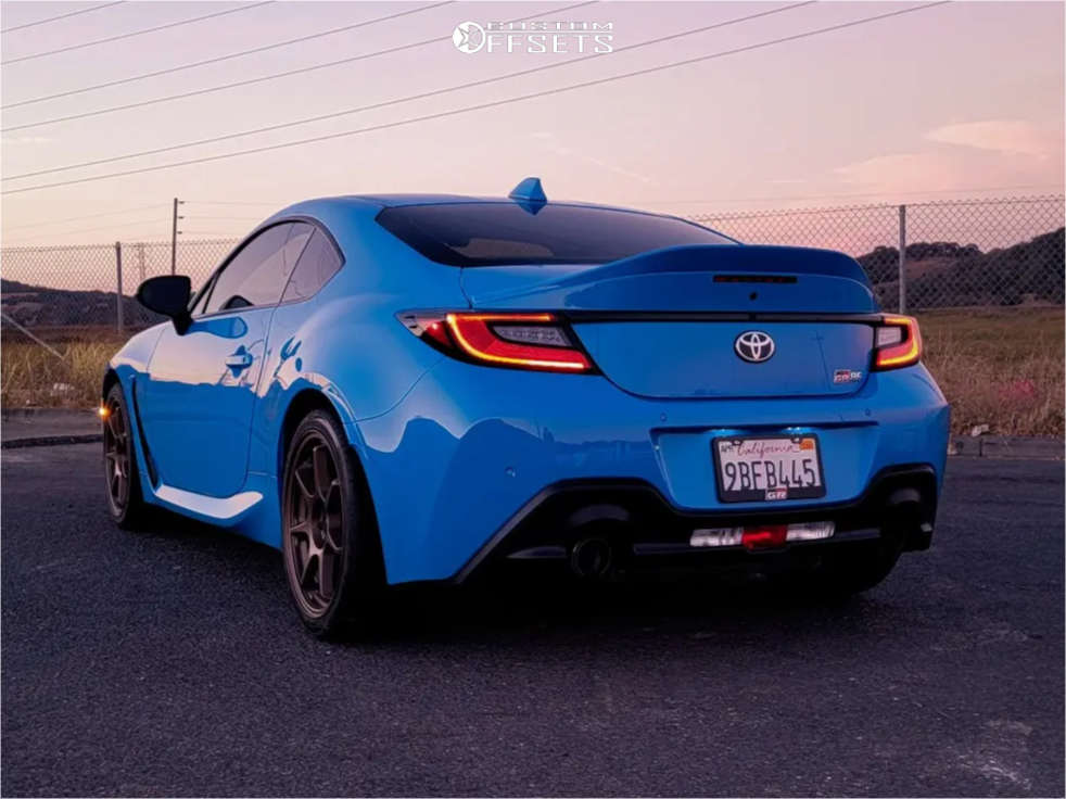 2022 Toyota GR86 with 18x8 45 Enkei Ts-7 and 225/40R18 Toyo Tires ...