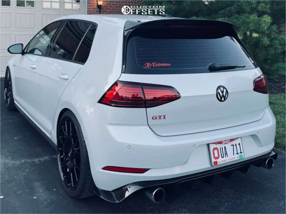 2018 Volkswagen GTI with 19x8.5 45 Rotiform Tuf-r and 235/35R19 ...
