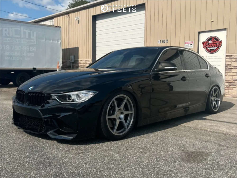 2014 BMW 335i with 18x8.5 35 Anovia Titan and 245/40R18 Vercelli Strada ...