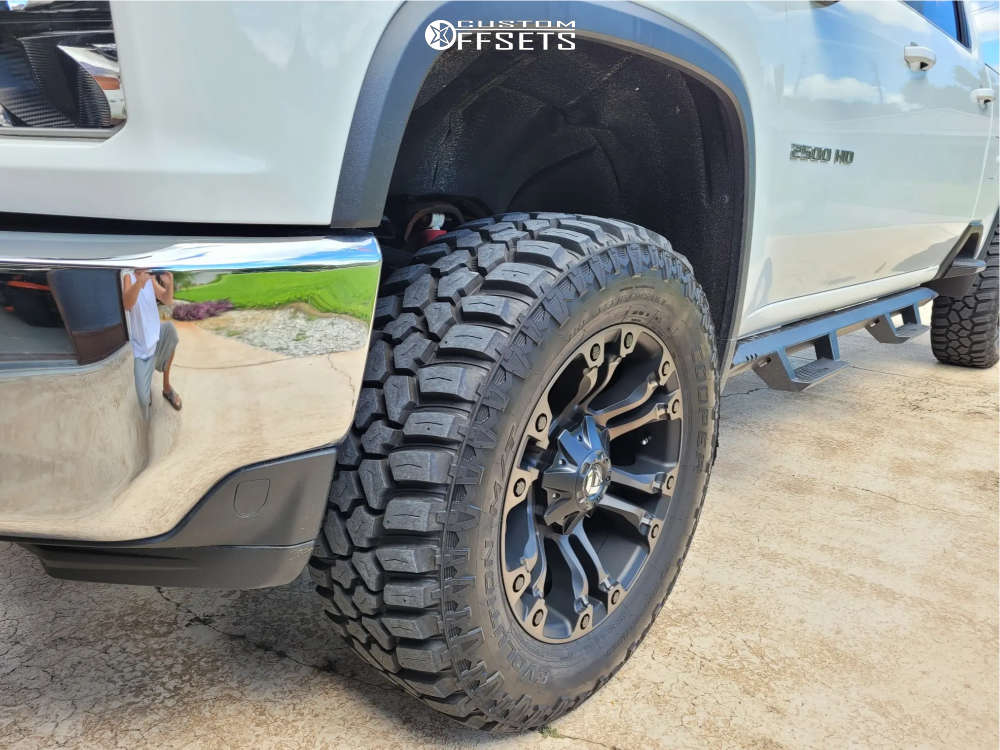 2021 Chevrolet Silverado 2500 HD with 20x9 20 Fuel Vapor and 35/12.5R20 ...