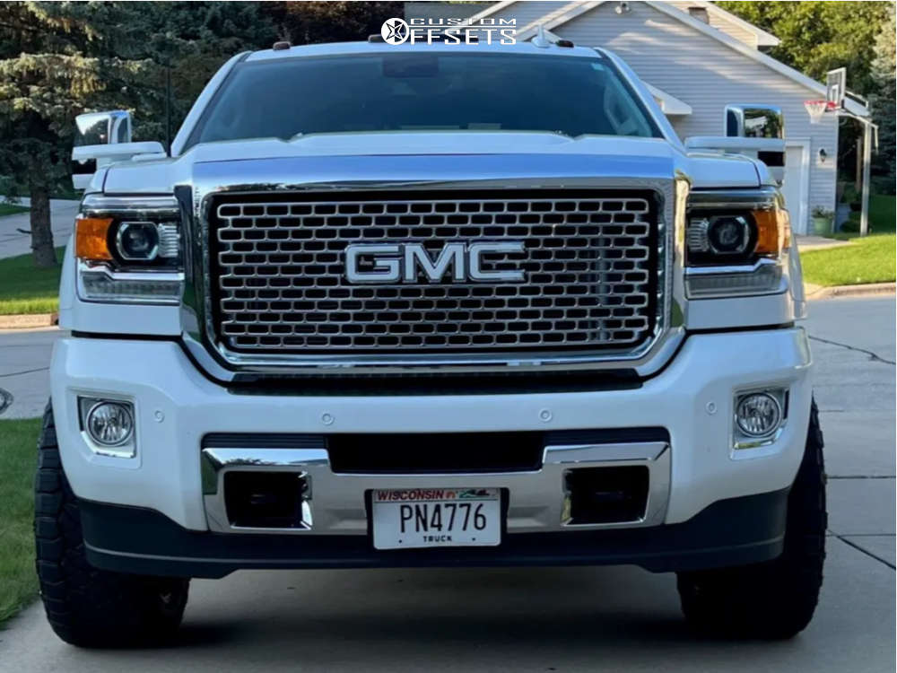 2016 GMC Sierra 2500 HD with 22x10 -19 Axe Offroad Chronus and 295 ...