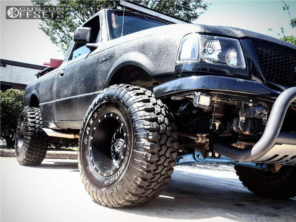 2001 Ford Ranger with 15x10 -43 Fuel Revolver and 33/12.5R15 Maxxis Big ...