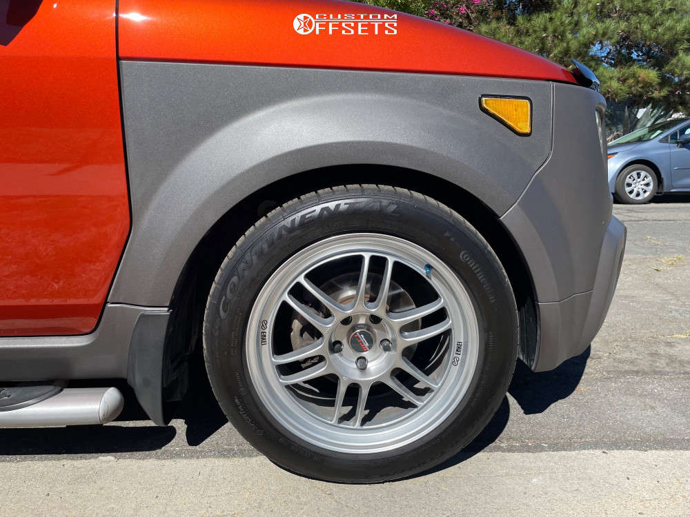 2003 Honda Element with 18x8 35 Enkei Rpf1 and 235/50R18 Continental ...