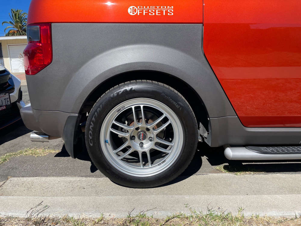 2003 Honda Element with 18x8 35 Enkei Rpf1 and 235/50R18 Continental ...