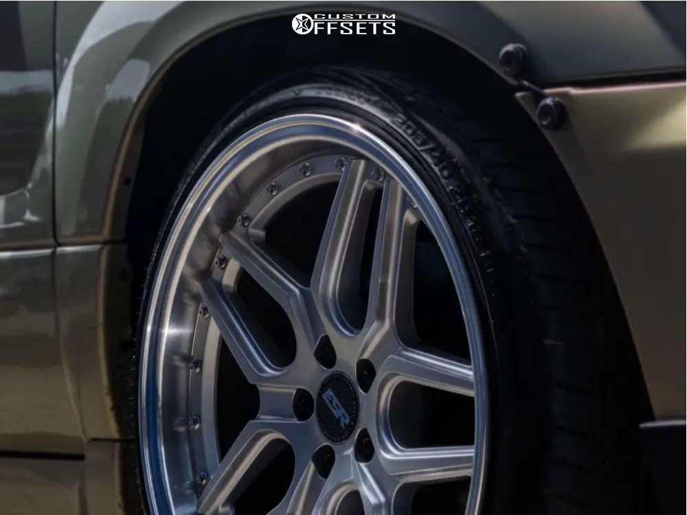 2005 Subaru Forester with 18x9.5 35 ESR Cs15 and 205/40R18 Achilles Atr ...