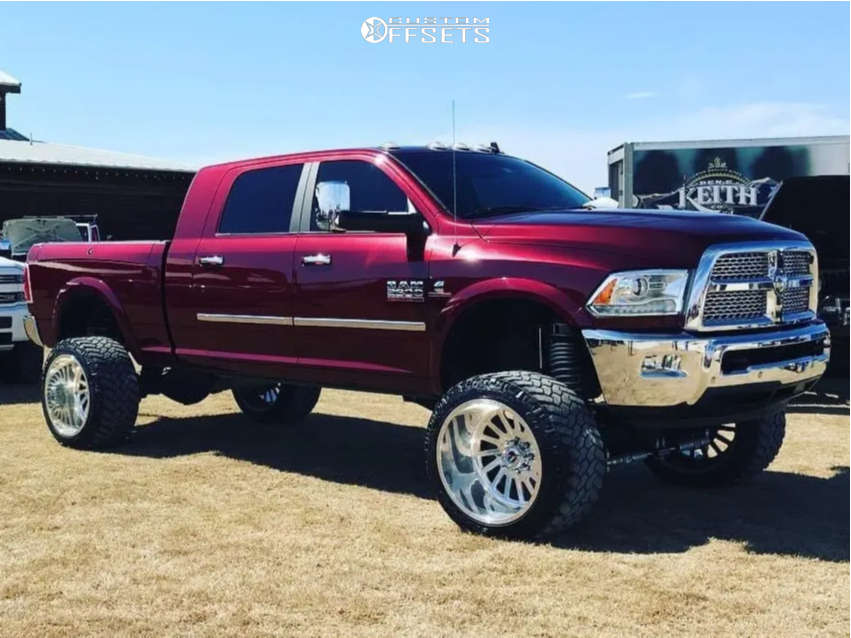 2017 Ram 2500 with 24x16 -101 Fuel Forged Ff16 and 38/13.5R24 Nitto ...