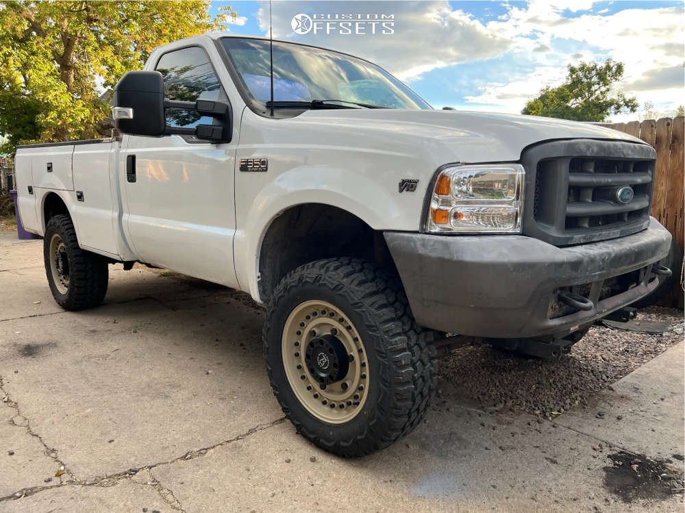 2000 Ford F-350 Super Duty with 20x9.5 6 Black Rhino Armory and 35/12 ...