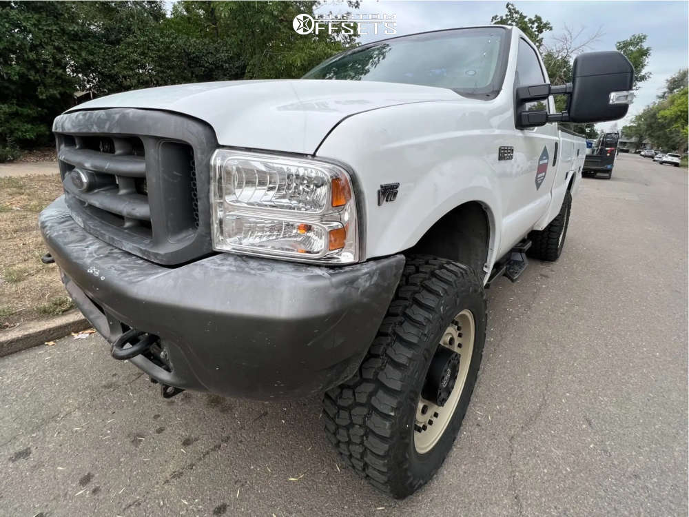 2000 Ford F-350 Super Duty with 20x9.5 6 Black Rhino Armory and 35/12 ...