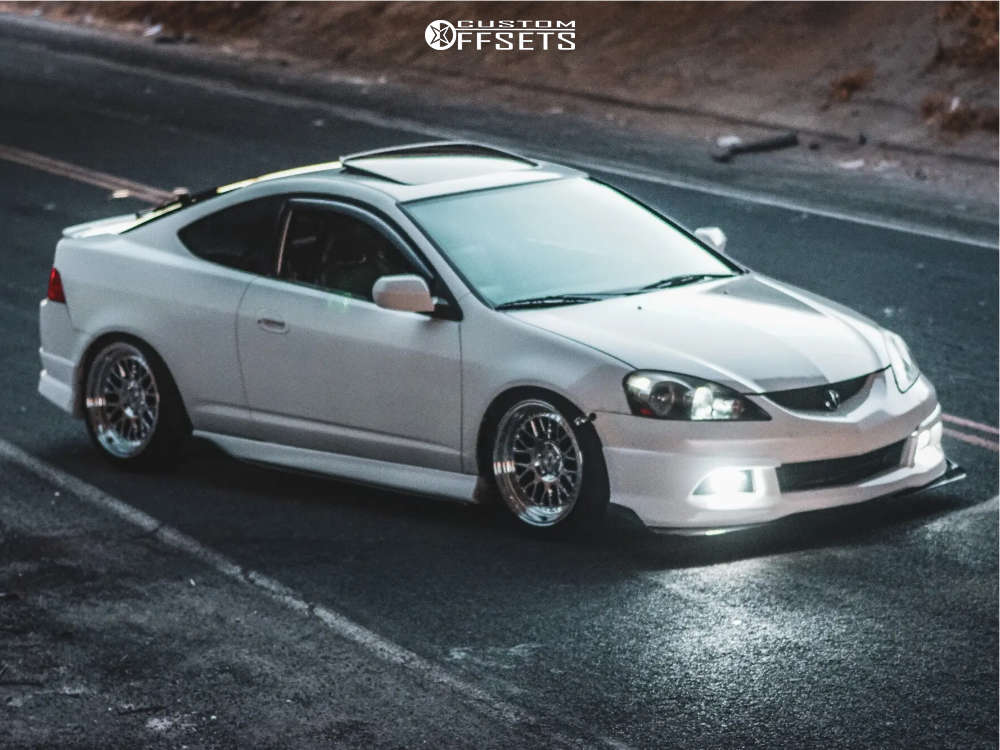 2005 Acura RSX with 18x9.5 35 Whistler SK1 and 235/35R18 Accelera Phi 2 ...