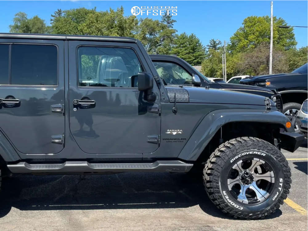 2016 Jeep Wrangler with 17x9 -12 Dick Cepek Dc-2 and 295/70R17 Cooper ...