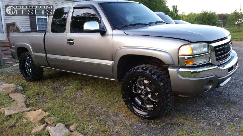 2007 GMC Sierra 1500 with 20x9 BMF Novakane and 33/12.5R20 Federal ...