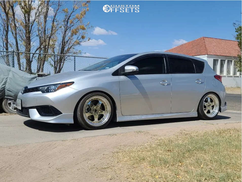 2017 Toyota Corolla IM with 17x9 25 JNC Jnc010 and 225/40R17 Toyo Tires ...