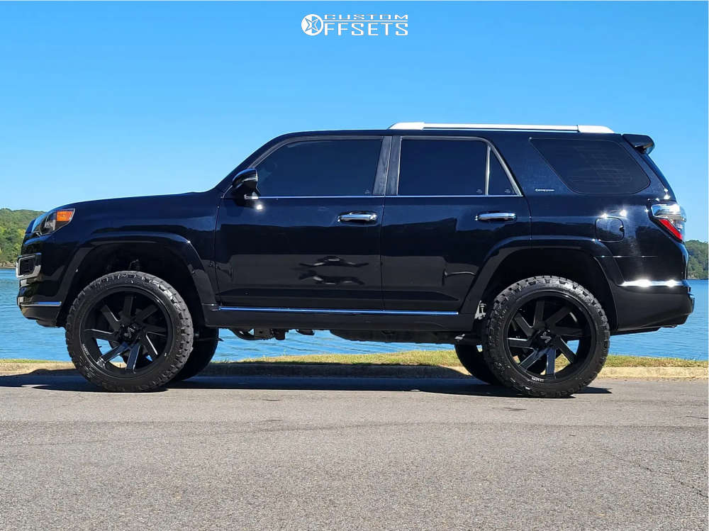 2017 Toyota 4Runner with 22x12 -51 ARKON OFF-ROAD Lincoln and 33/12 ...