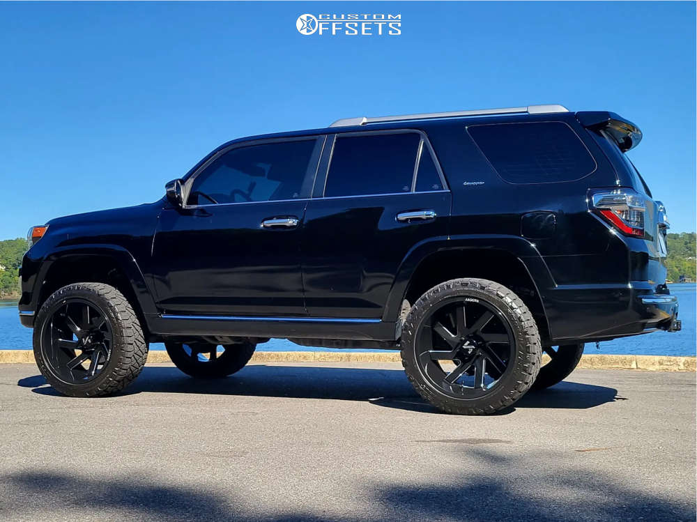 2017 Toyota 4Runner with 22x12 -51 ARKON OFF-ROAD Lincoln and 33/12 ...