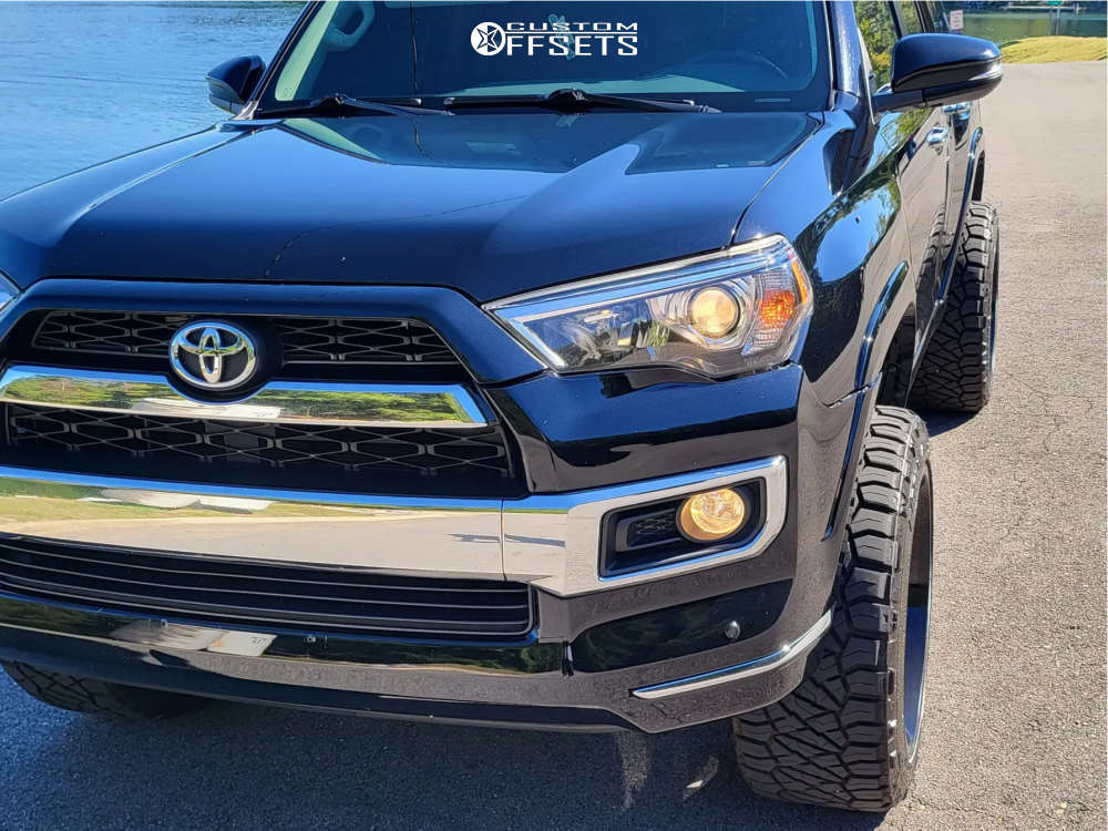 2017 Toyota 4Runner with 22x12 -51 ARKON OFF-ROAD Lincoln and 33/12 ...