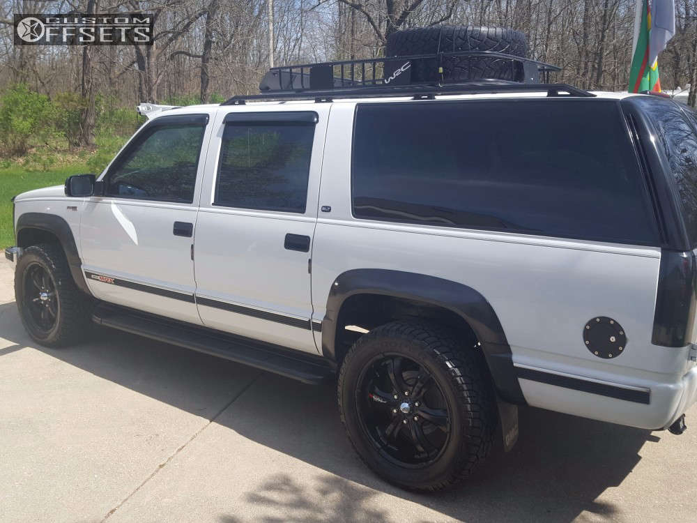 1999 GMC K1500 Suburban with 20x8.5 18 Motto Mt100 and 285/50R20 Cooper ...