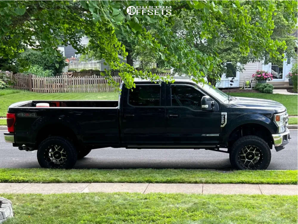 2022 Ford F-250 Super Duty with 20x12 -51 Vision Sliver and 37/13.5R20 ...