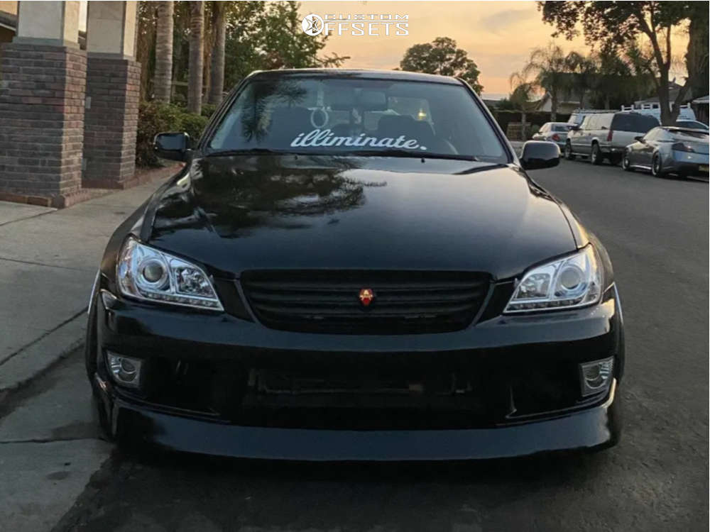 2003 Lexus IS300 with 18x10.5 22 Anovia Kano and 225/40R18 Kumho Ecsta ...