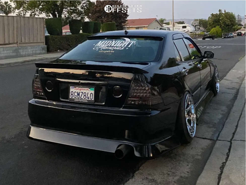 2003 Lexus IS300 with 18x10.5 22 Anovia Kano and 225/40R18 Kumho Ecsta ...