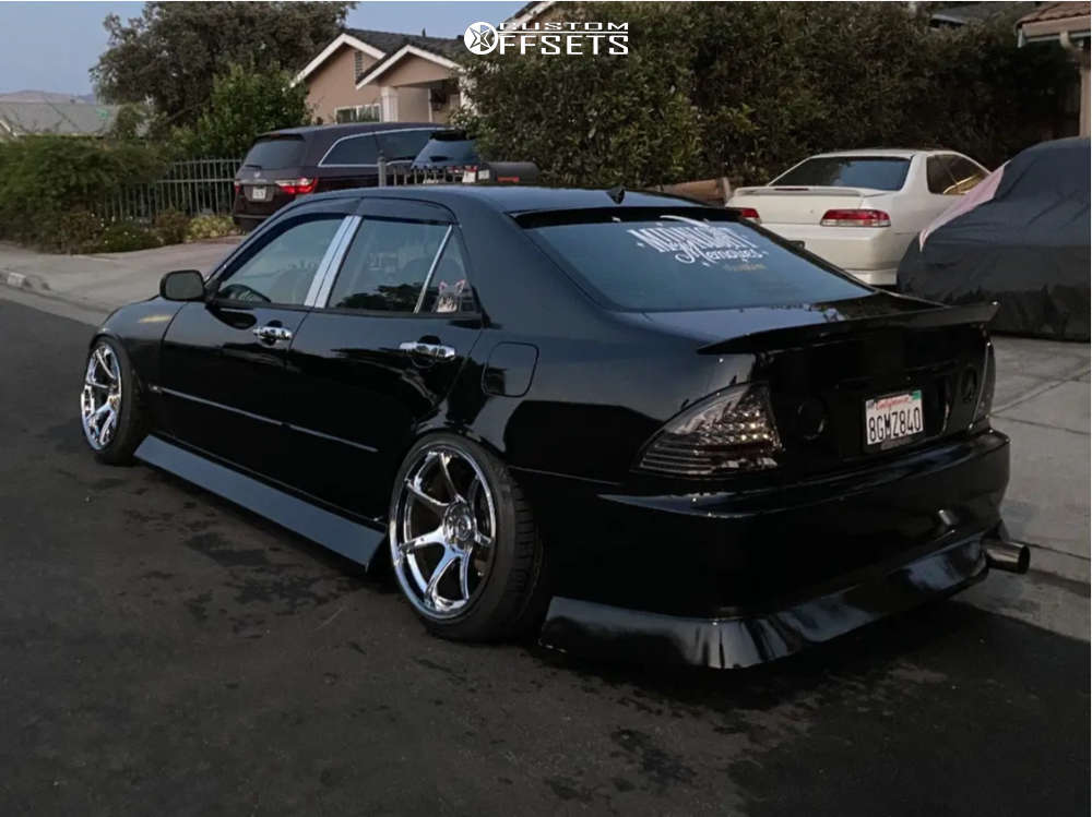 2003 Lexus IS300 with 18x10.5 22 Anovia Kano and 225/40R18 Kumho Ecsta ...