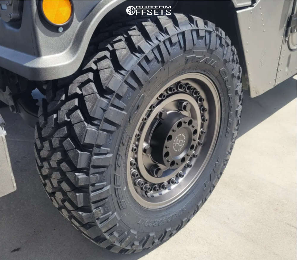 1992 AM General M998 HMMWV with 20x9.5 6 Black Rhino Armory and 37/12 ...