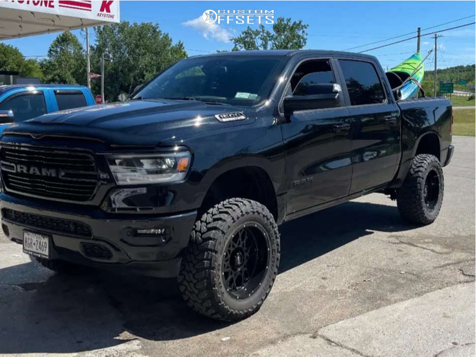 2019 Ram 1500 with 20x10 -25 Vision Rocker and 35/12.5R20 Toyo Tires ...