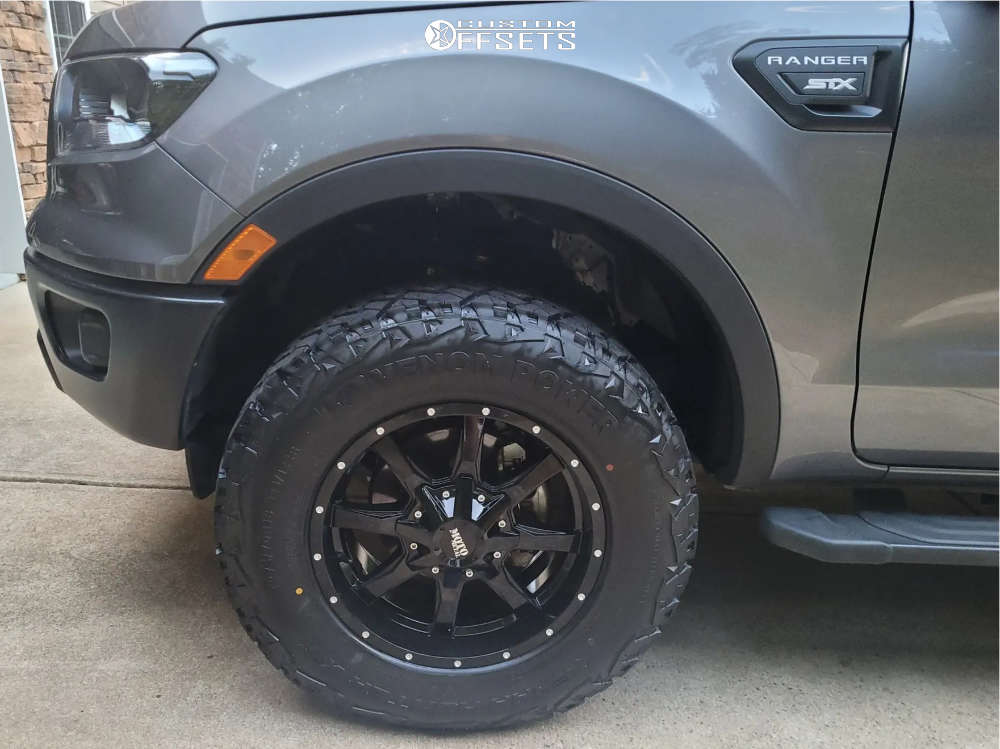 2021 Ford Ranger with 18x9 18 Moto Metal Mo970 and 285/65R18 Venom ...