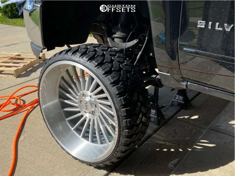 2018 Chevrolet Silverado 1500 with 26x12 -44 Off Road Monster M27 and ...