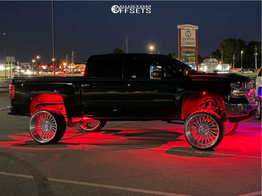 2018 Chevrolet Silverado 1500 with 26x12 -44 Off Road Monster M27 and ...