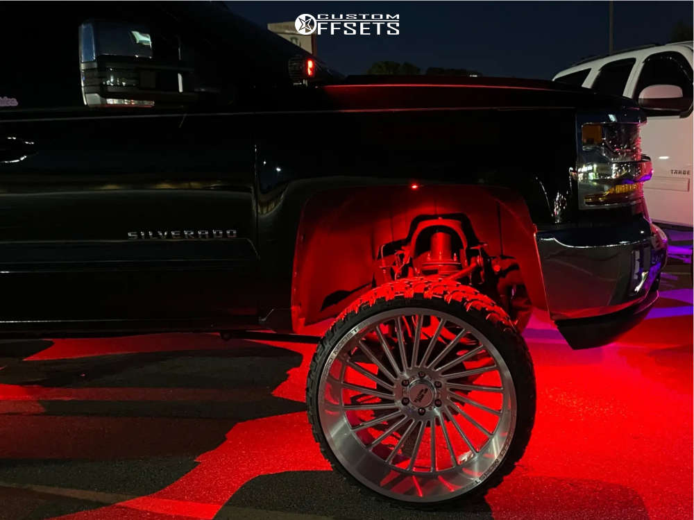 2018 Chevrolet Silverado 1500 with 26x12 -44 Off Road Monster M27 and ...